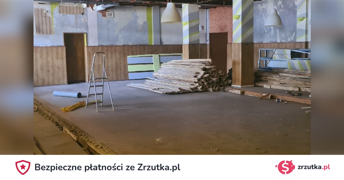 Zrzutka: Remont sali | Justyna Rak Studio Tańca i Ruchu Progres